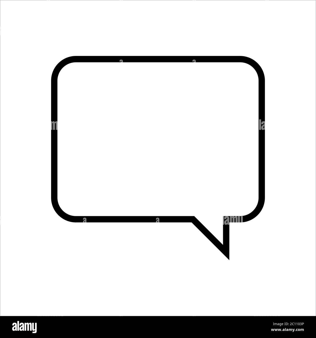Speech bubble talk symbol vector Stock Vector Image & Art - Alamy