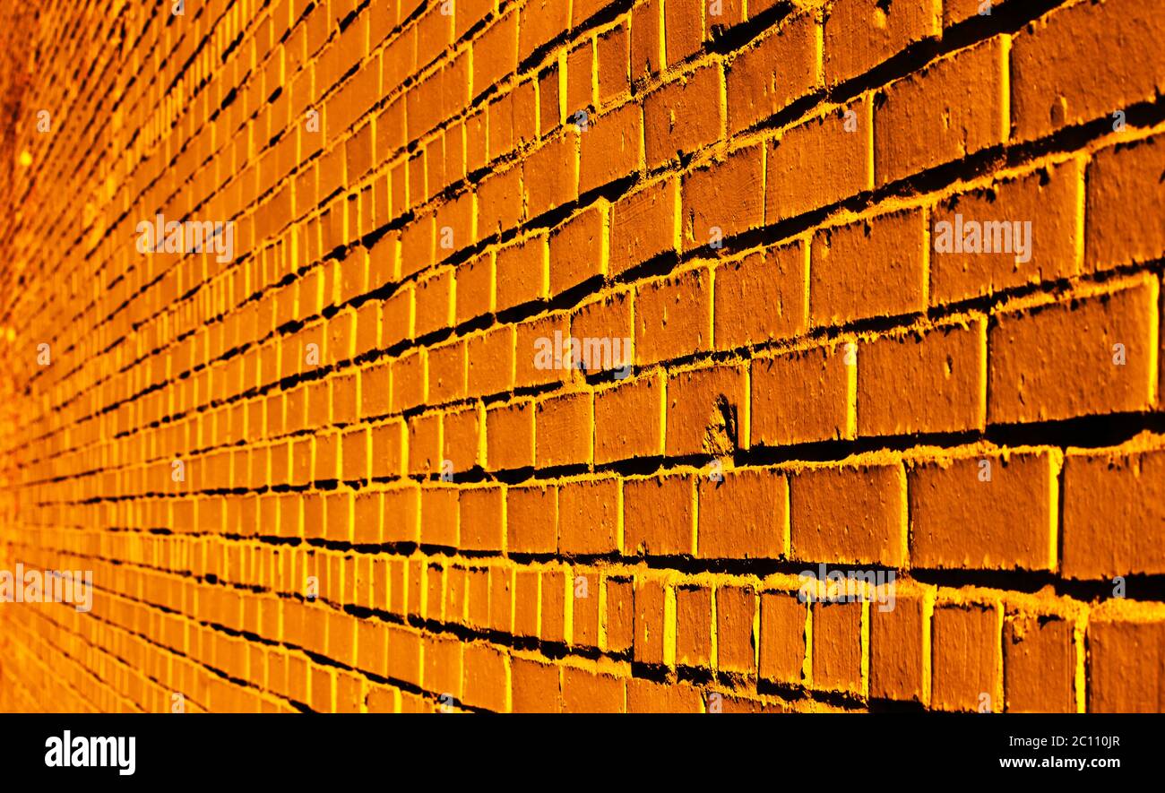 The orange brick texture can be used as a background Stock Photo - Alamy