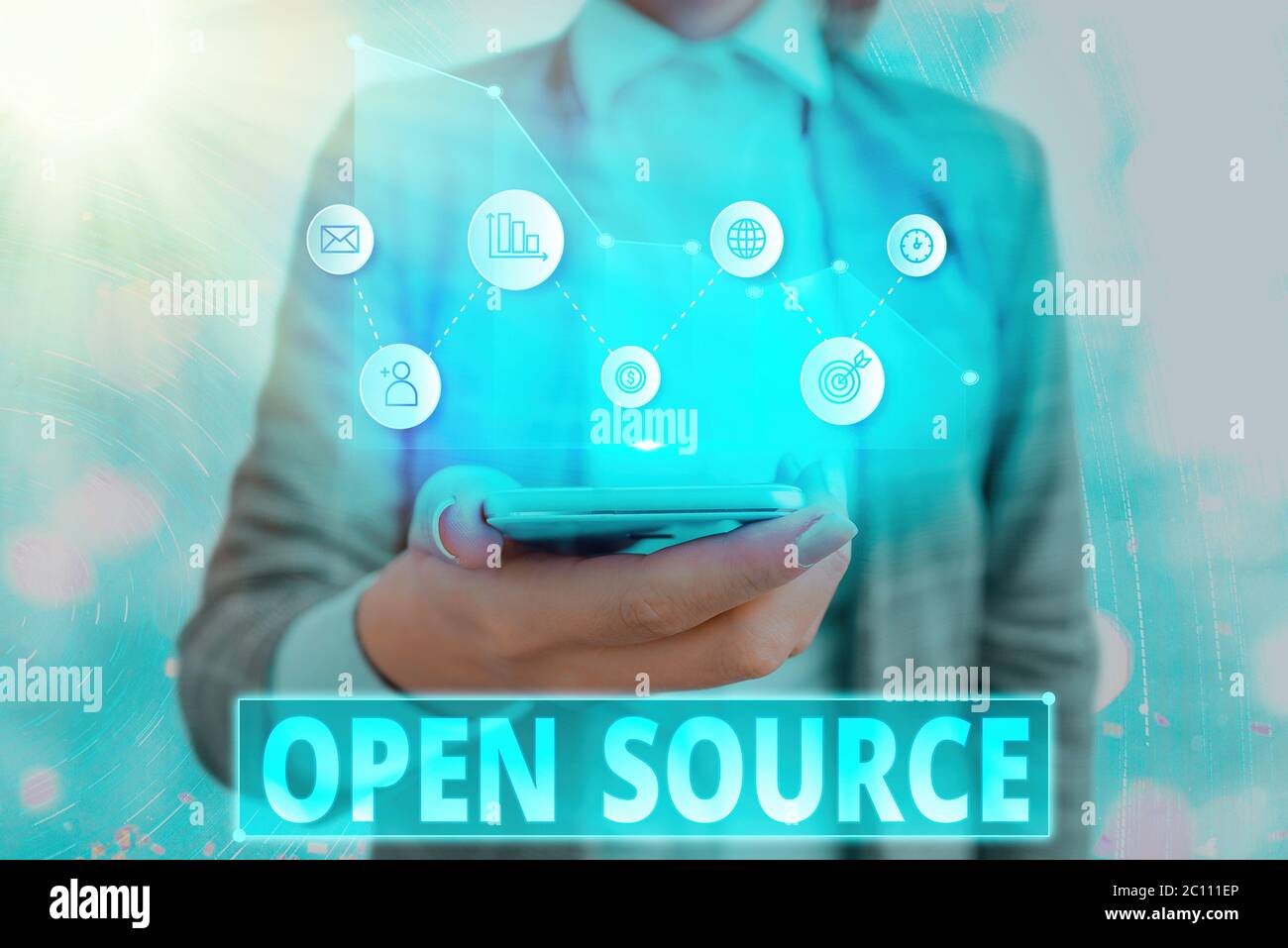 Text Sign Showing Open Source Business Photo Showcasing Contains The Source Code That Can Be