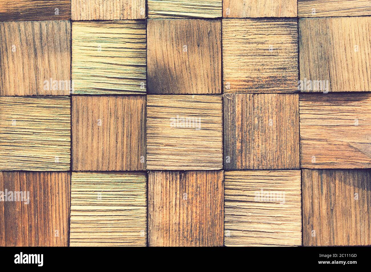 Background of wooden boards. wooden background - square format. pieces ...