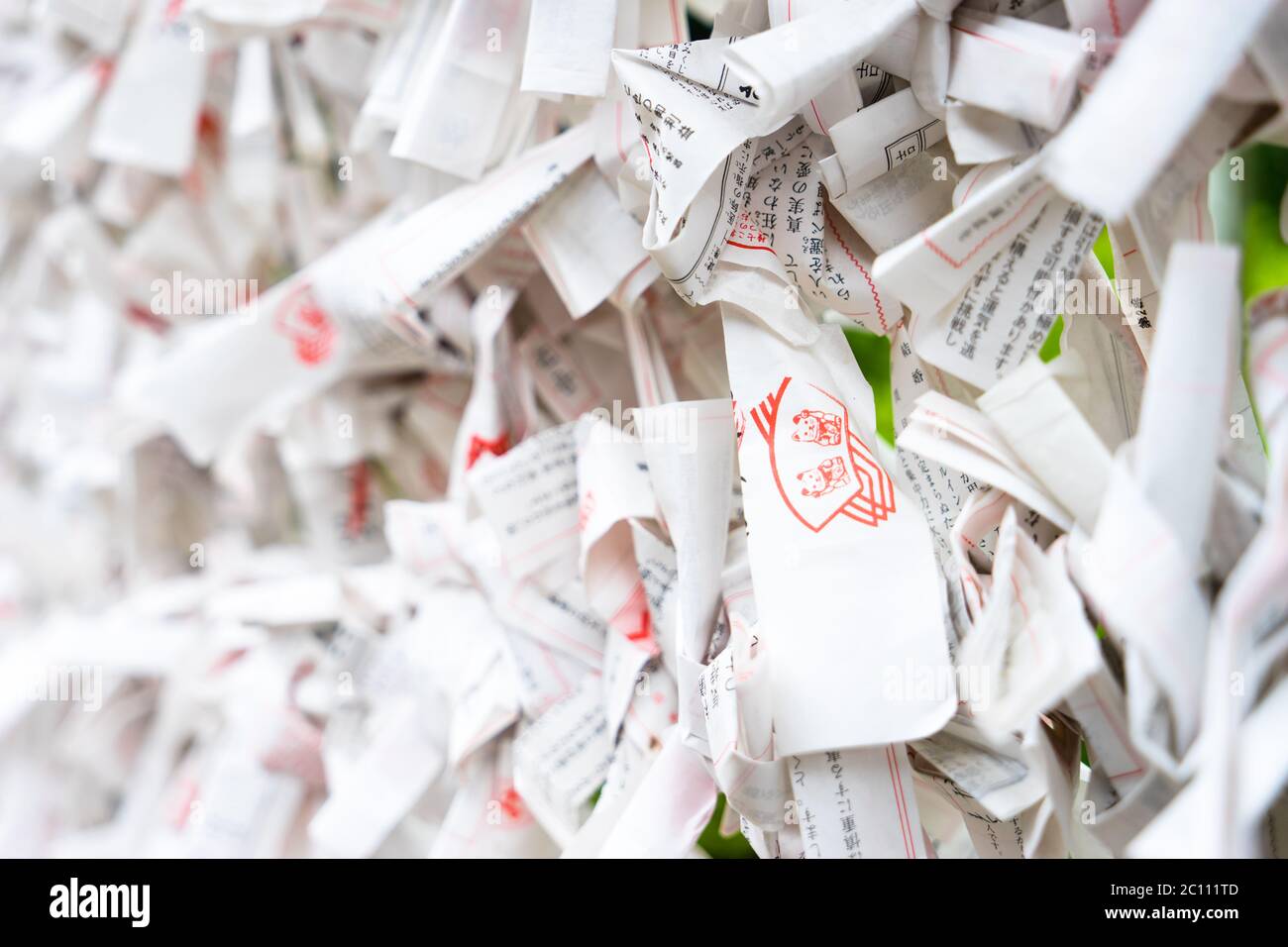 wish cards hanging in temple in tokyo Stock Photo - Alamy