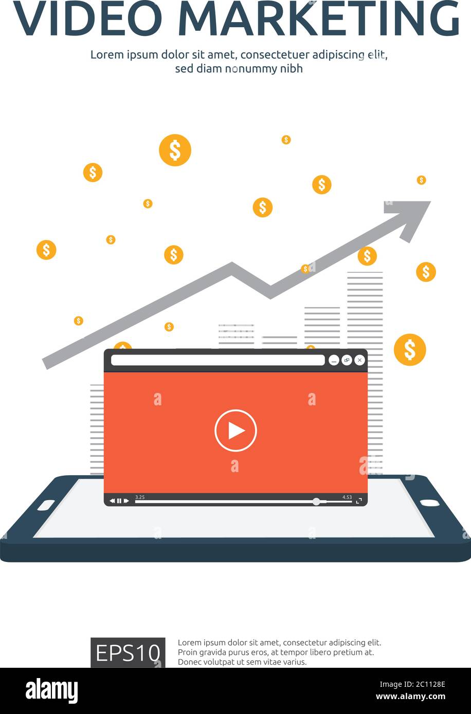 Money social media concept Stock Vector Images - Alamy