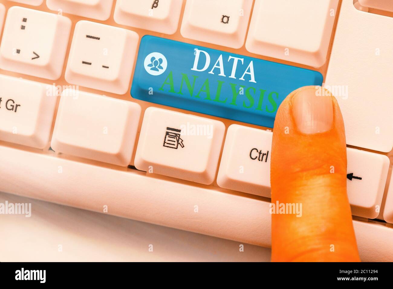 Writing note showing Data Analysis. Business concept for Business ...