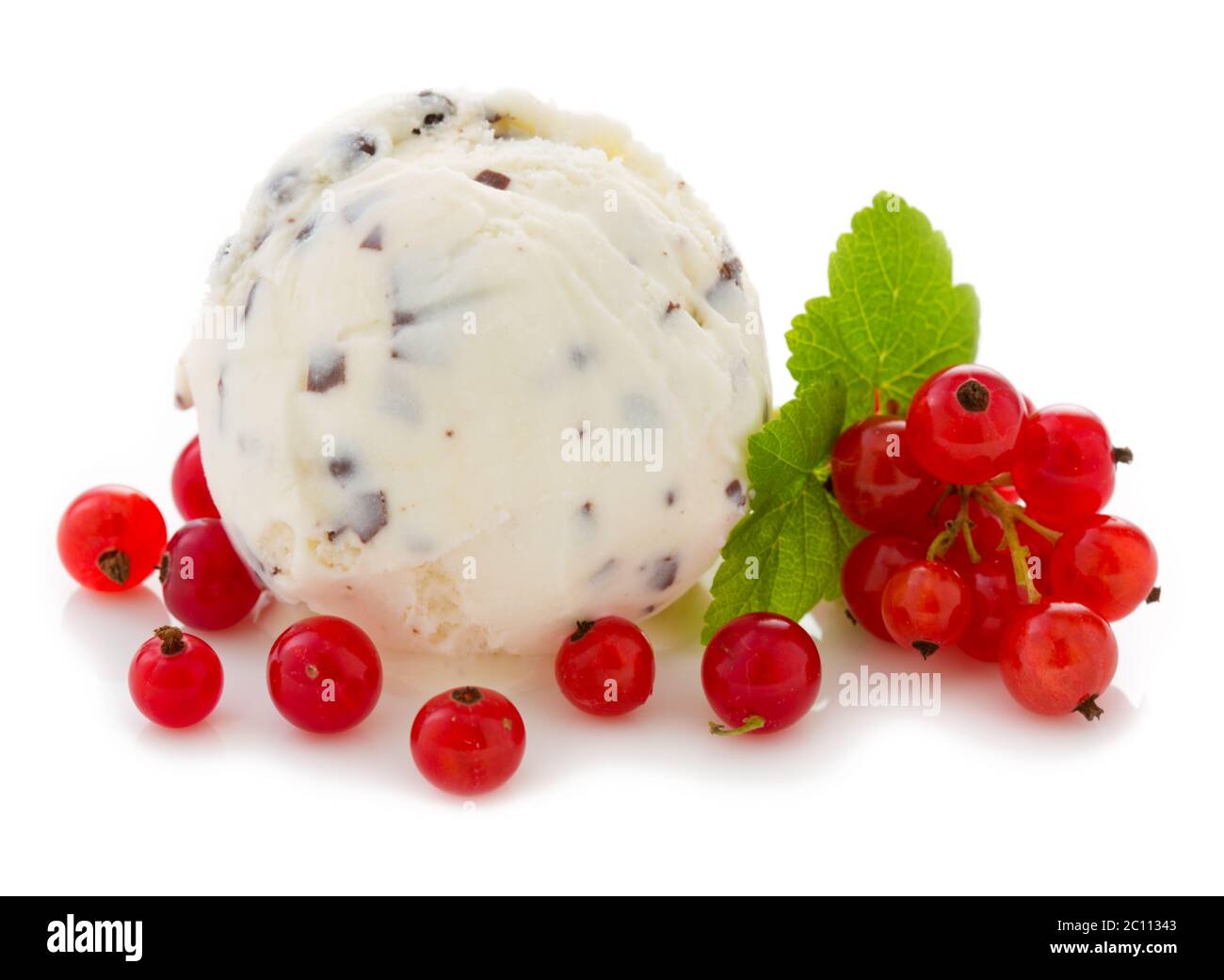 Closeup fresh ice cream Cut Out Stock Images & Pictures - Alamy