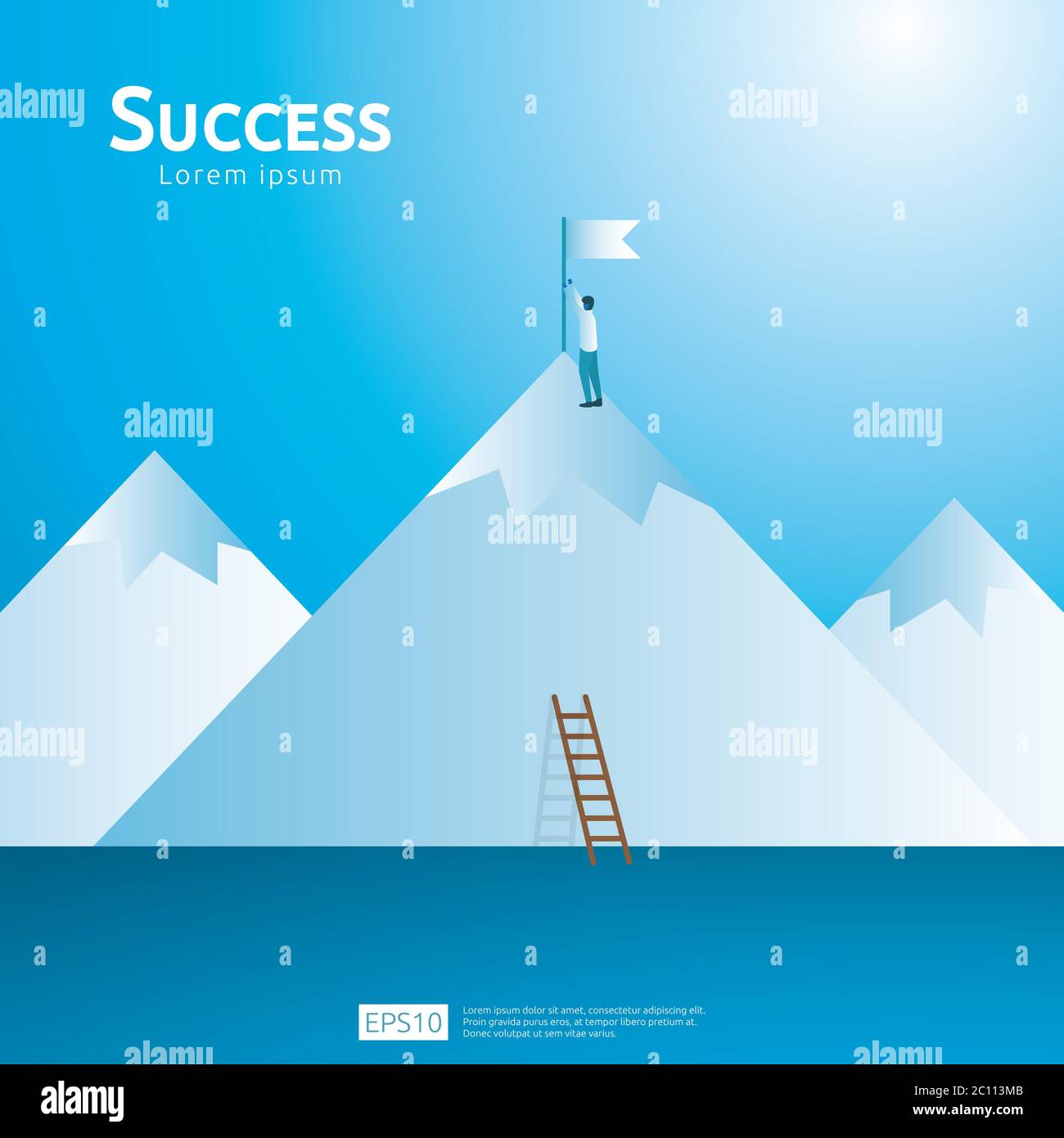 Vision for growth Stock Vector Images - Alamy