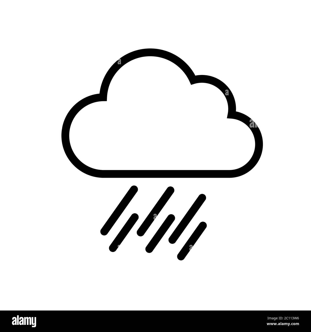 Cloudy rainy cold weather icons Stock Vector Image & Art - Alamy