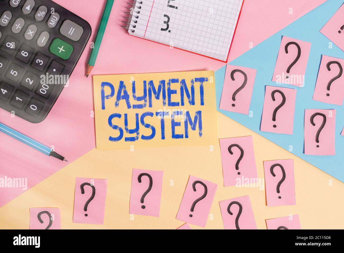 Conceptual hand writing showing Payment System. Concept meaning ...