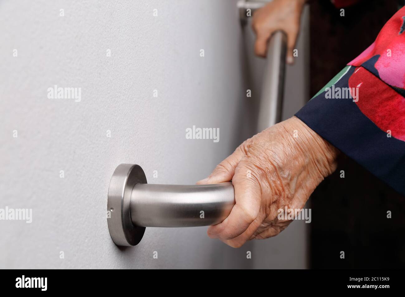 Hold the handrail hi-res stock photography and images - Alamy