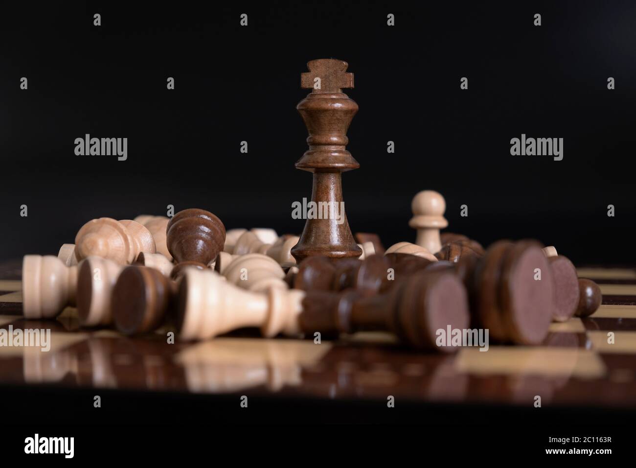 chess strategy . victory in chess Stock Photo - Alamy