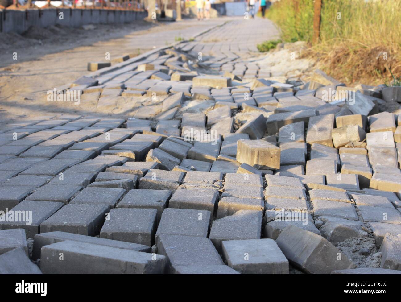 Old paving slabs hi-res stock photography and images - Alamy