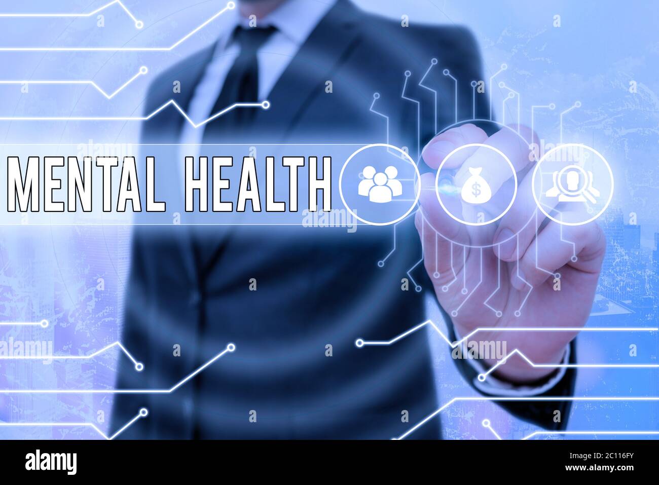 Handwriting text Mental Health. Conceptual photo state of the emotional ...