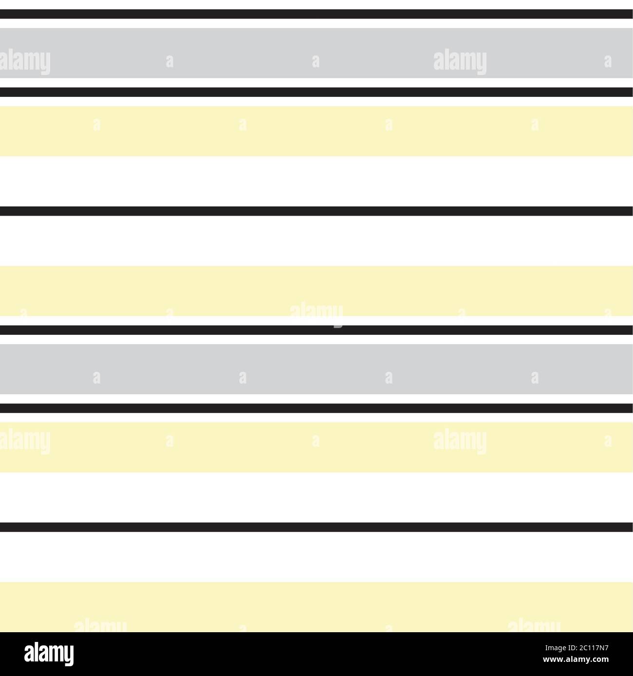 Yellow Horizontal striped seamless pattern background suitable for ...