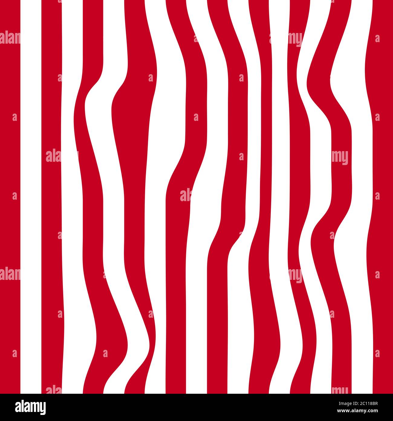 Striped abstract background. red and white zebra print. illustration ...