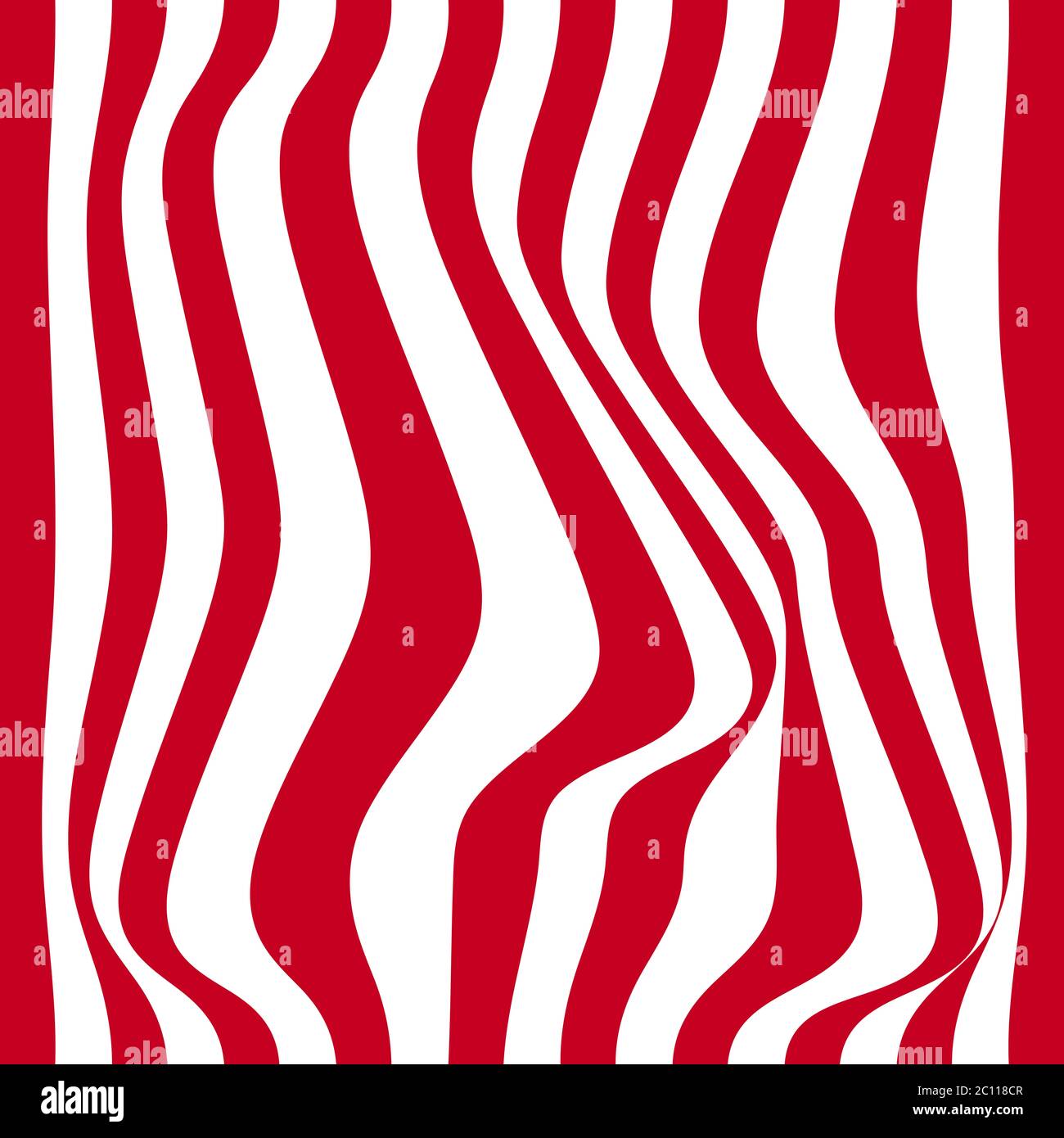Striped abstract background. red and white zebra print. illustration ...