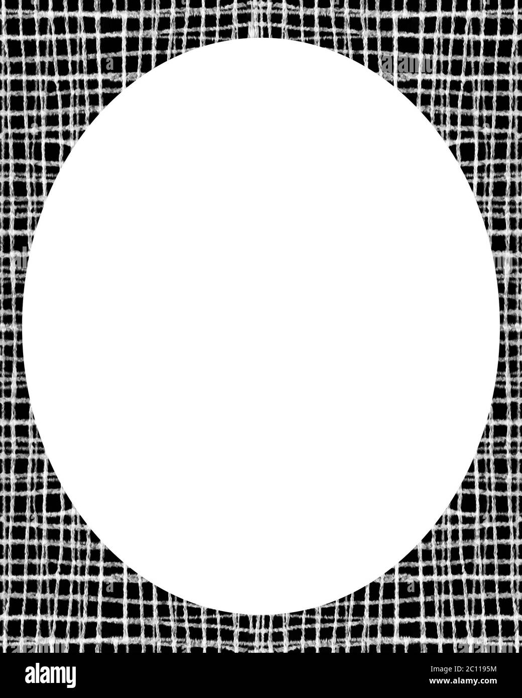 Circle White Frame Background with Decorated Borders Stock Photo - Alamy