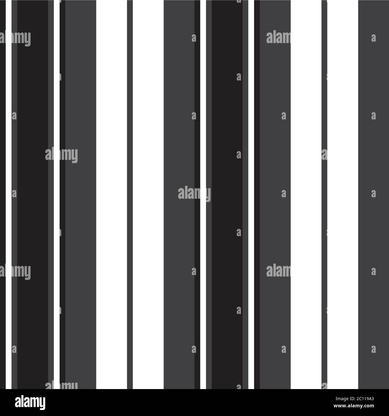 Black and white vertical striped seamless pattern background suitable ...