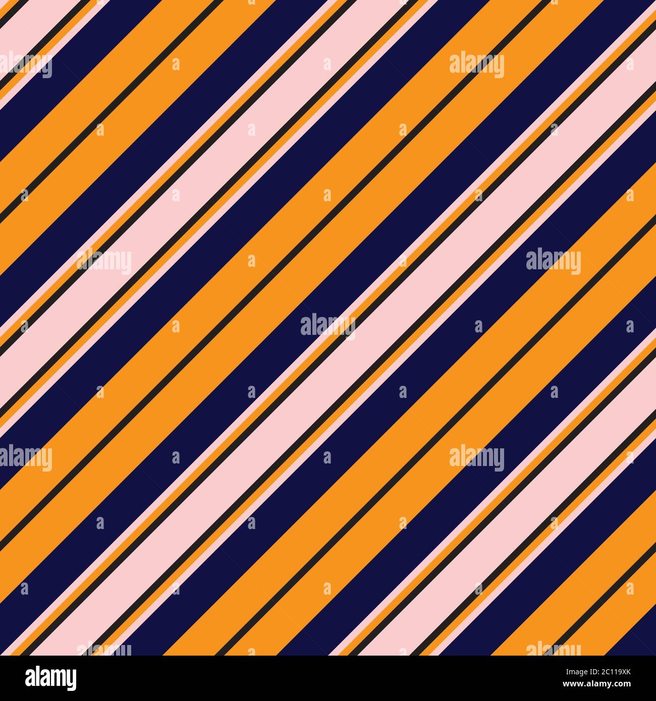 Orange diagonal striped seamless pattern background suitable for ...