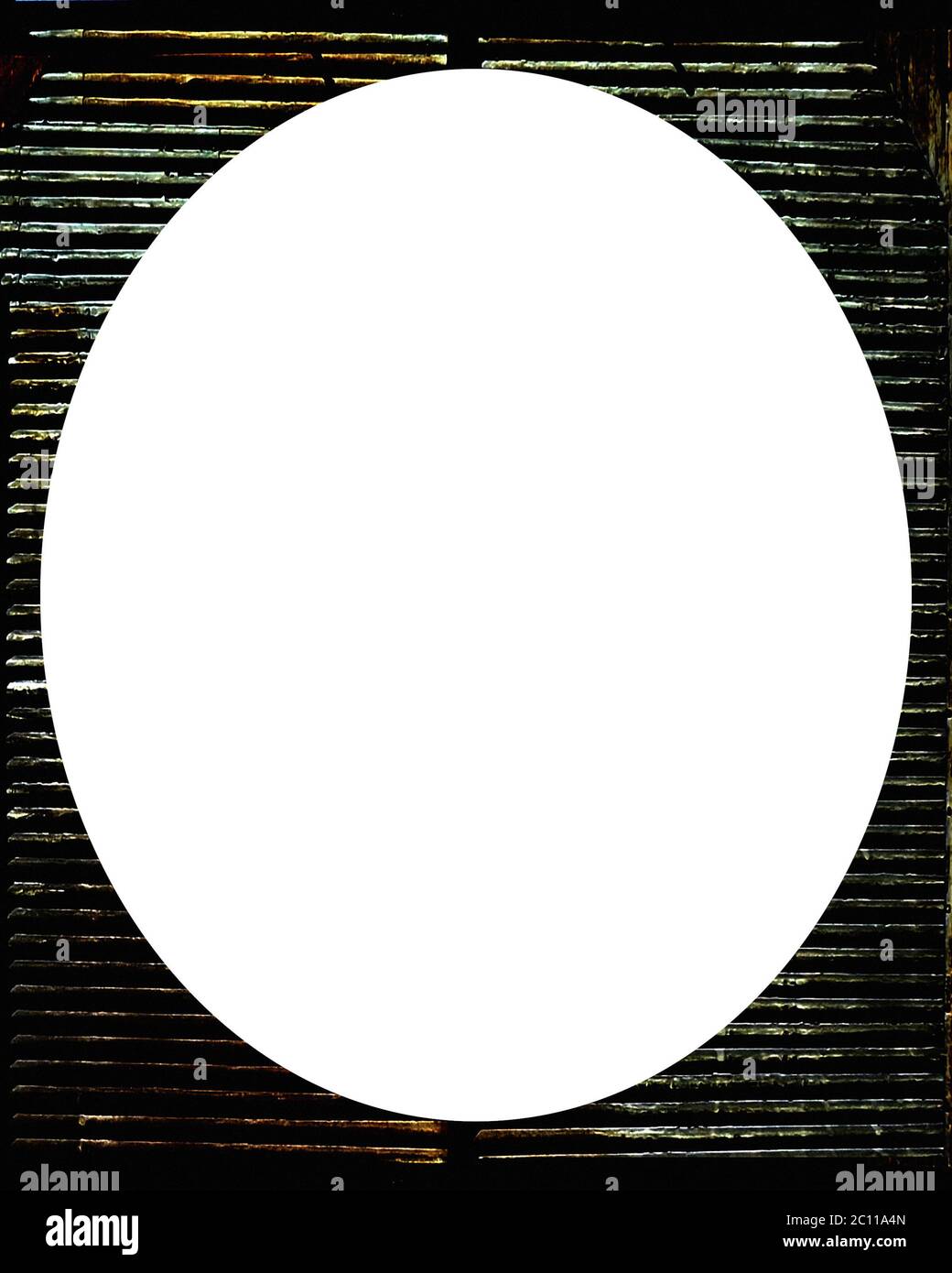Circle White Frame Background with Grunge Borders Stock Photo - Alamy