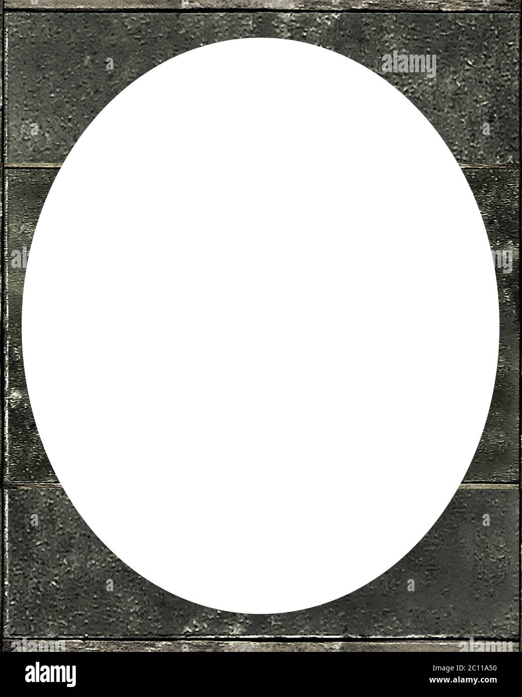 Circle White Frame Background with Grunge Borders Stock Photo - Alamy