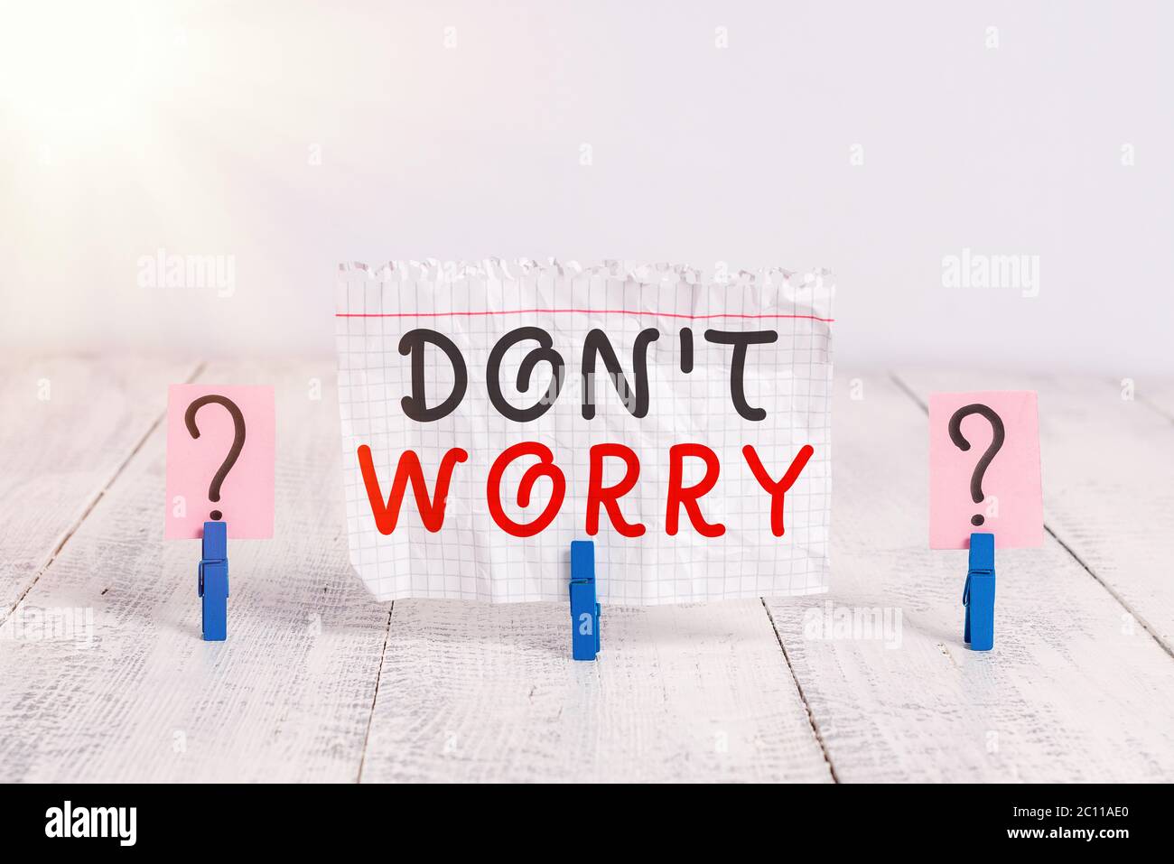 Conceptual hand writing showing Do not dont Worry. Concept meaning ...