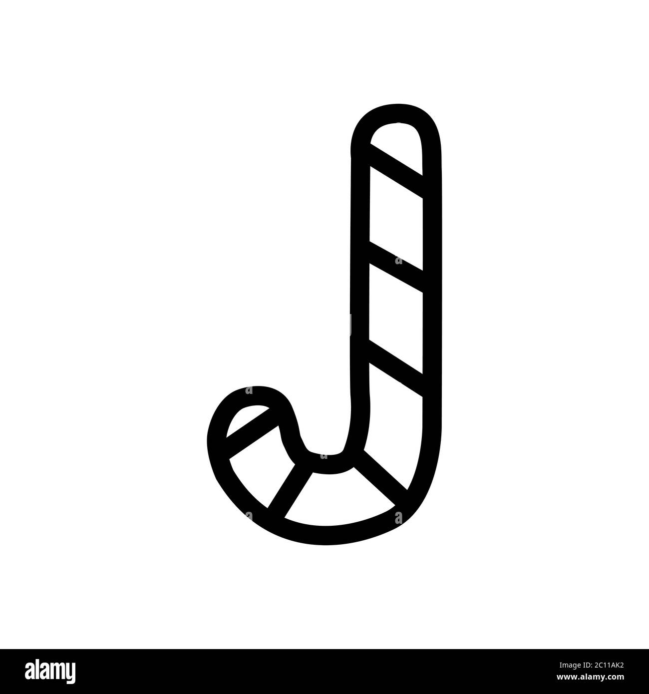 Christmas candy lollipop Black and White Stock Photos & Images - Alamy