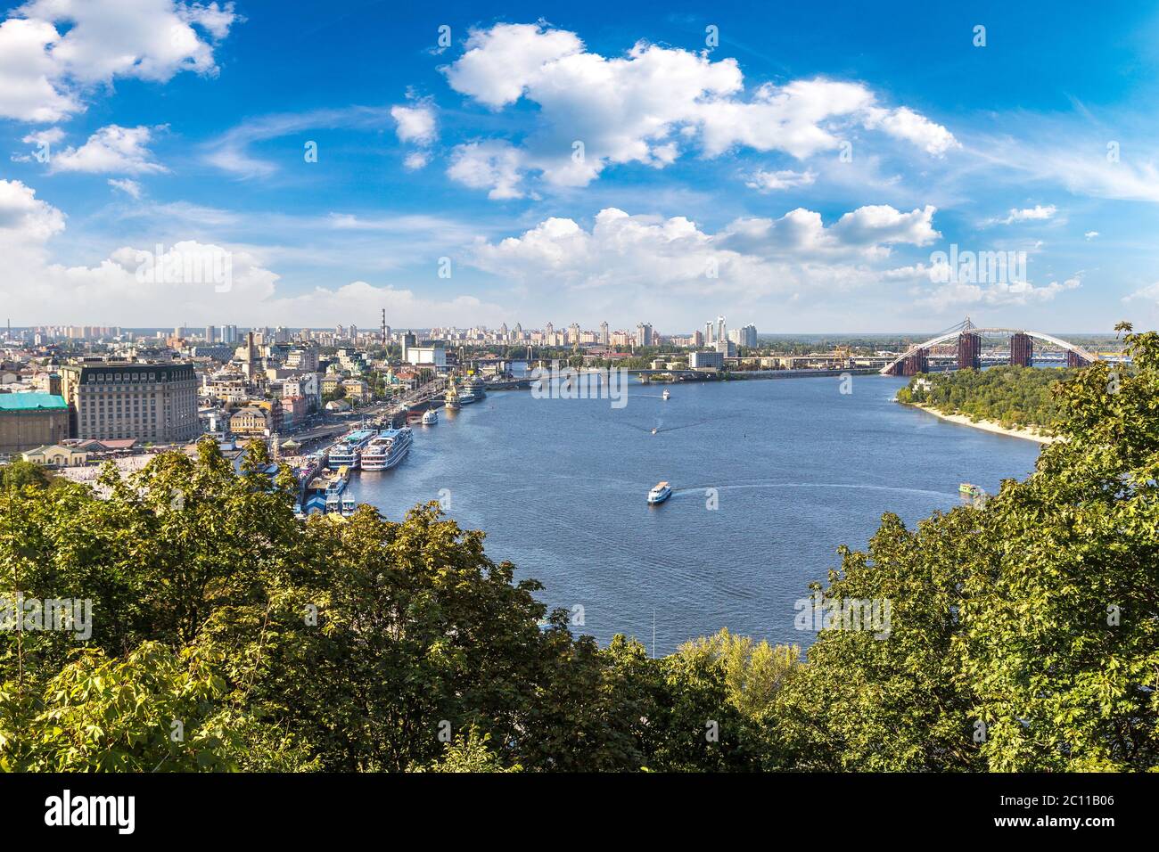 Panorama historic podil podol district hi-res stock photography and ...