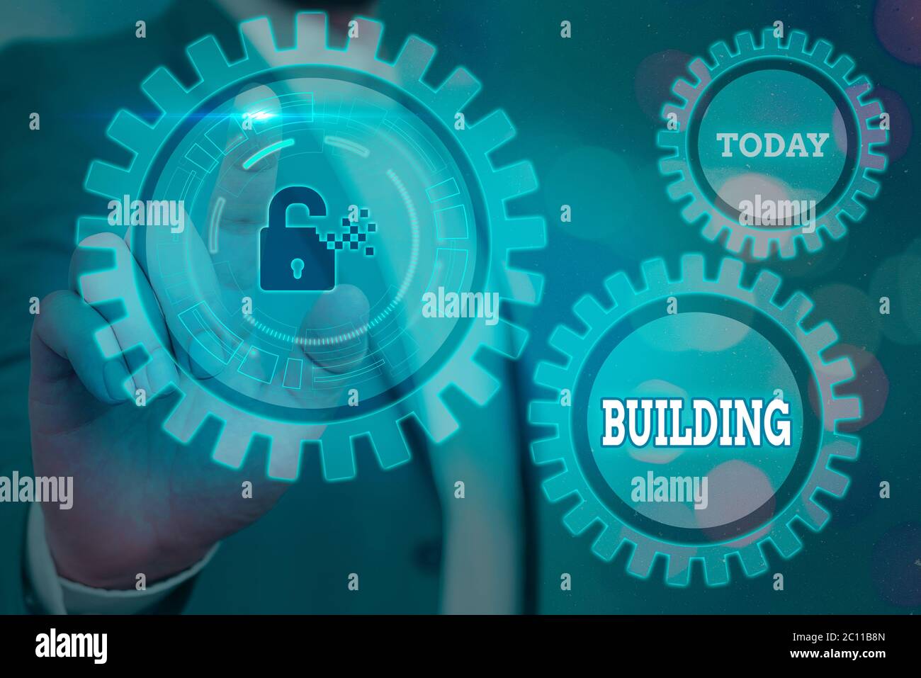 Handwriting text writing Building. Conceptual photo the art or business ...