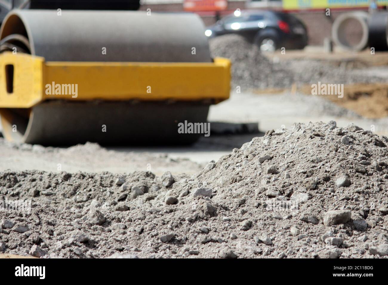 Soil compactor hi-res stock photography and images - Alamy