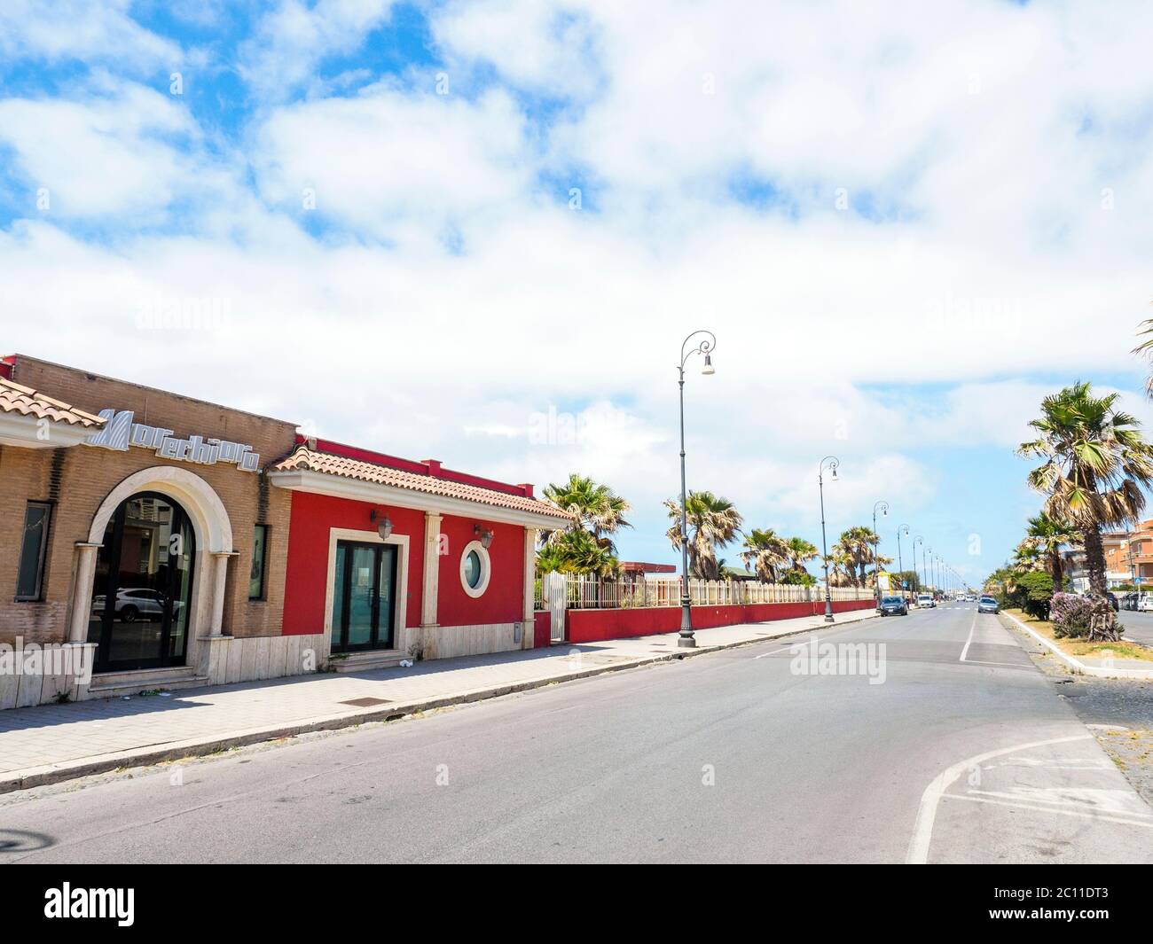 The Promenade of Ostia Lido - Rome, Italy Stock Photo - Alamy