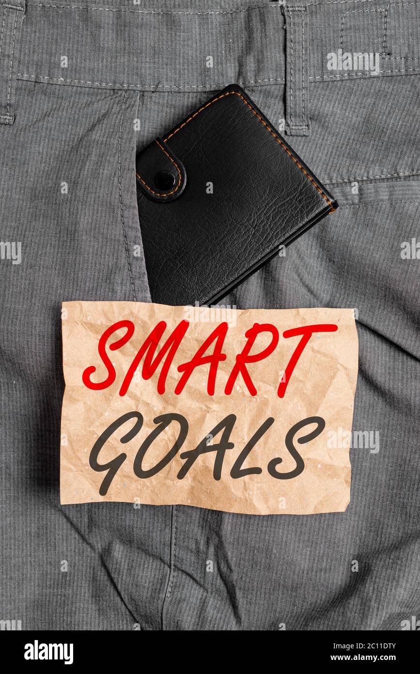 Word writing text Smart Goals. Business photo showcasing mnemonic used ...