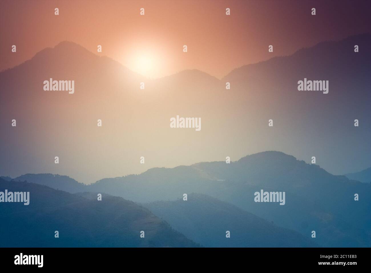 Himalayan sunrise hi-res stock photography and images - Alamy