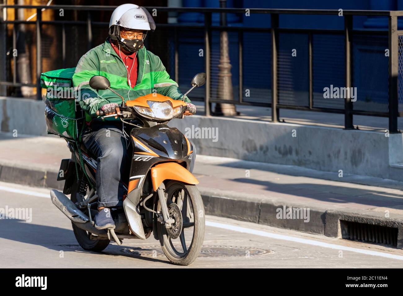 Motorcycle bangkok thailand mask hi-res stock photography and images ...