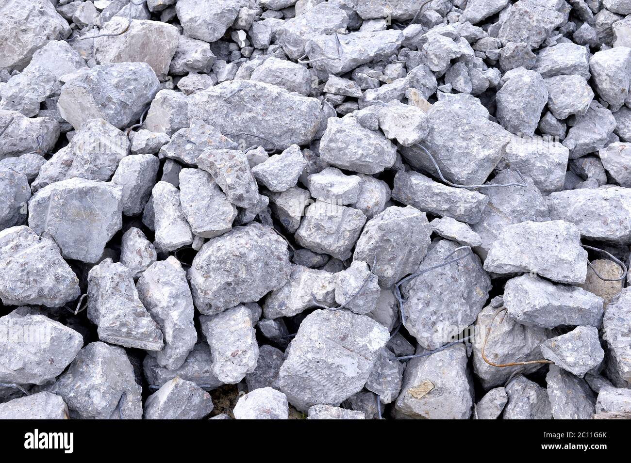 Building debris - the broken stones of the destroyed buildingBuilding ...