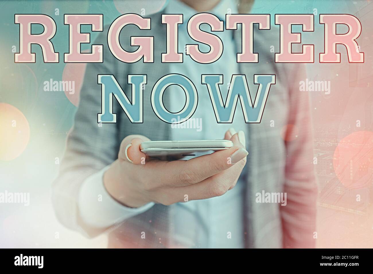 Conceptual hand writing showing Register Now. Concept meaning subscribe ...