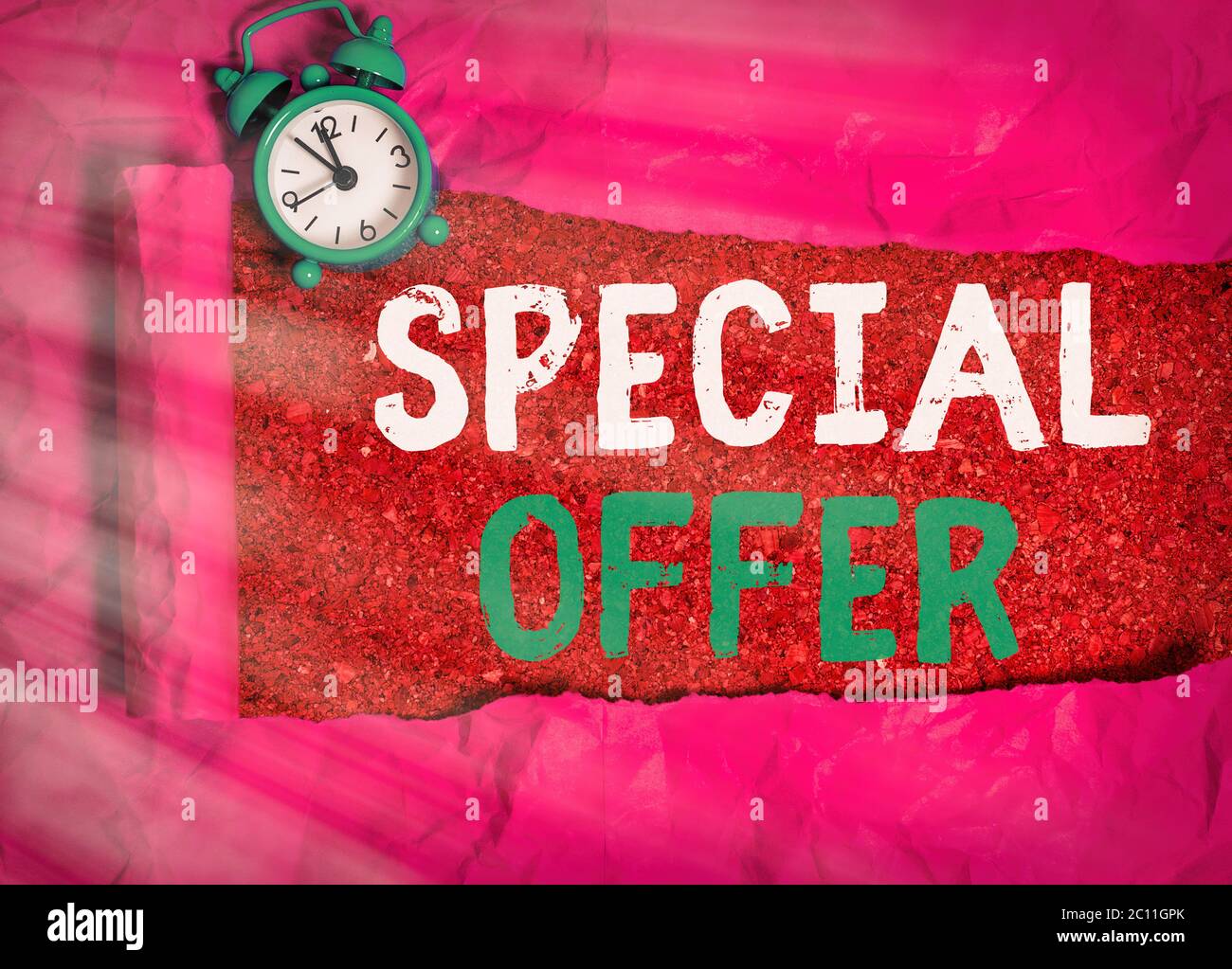Word writing text Special Offer. Business photo showcasing selling ...