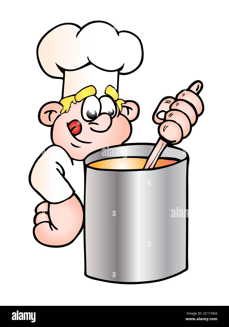 Drawing of chef Cut Out Stock Images & Pictures - Alamy