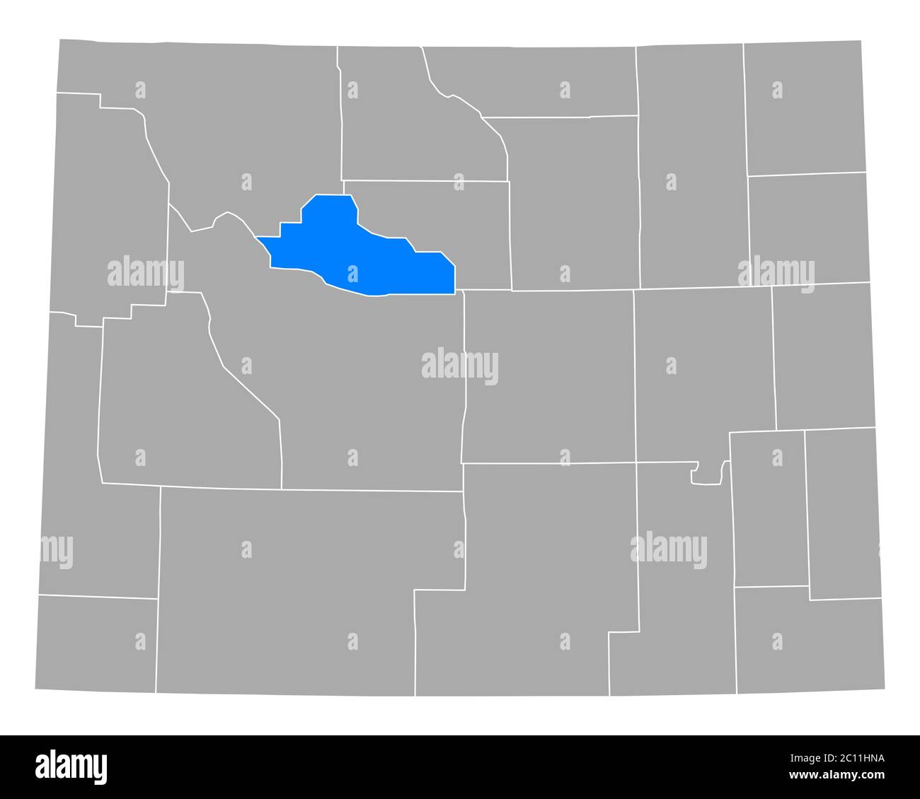 Hot springs wyoming map hi-res stock photography and images - Alamy