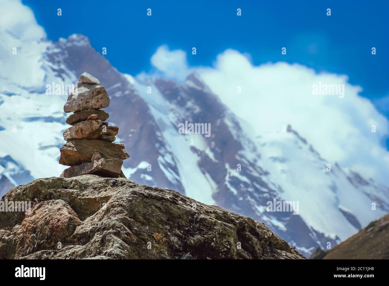 Remote stone marker hi-res stock photography and images - Alamy