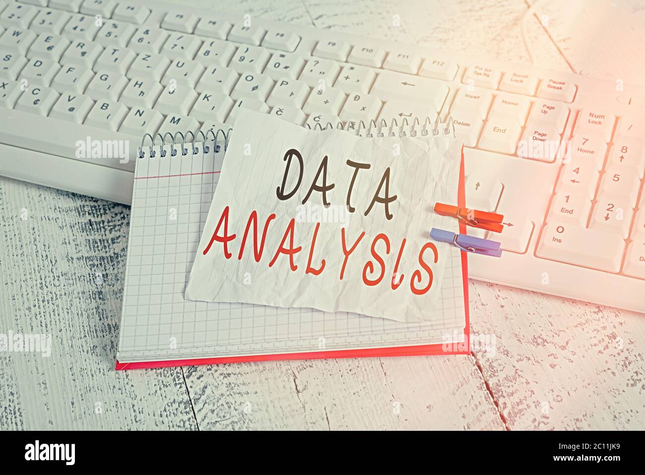 Handwriting text Data Analysis. Conceptual photo Business intelligence ...