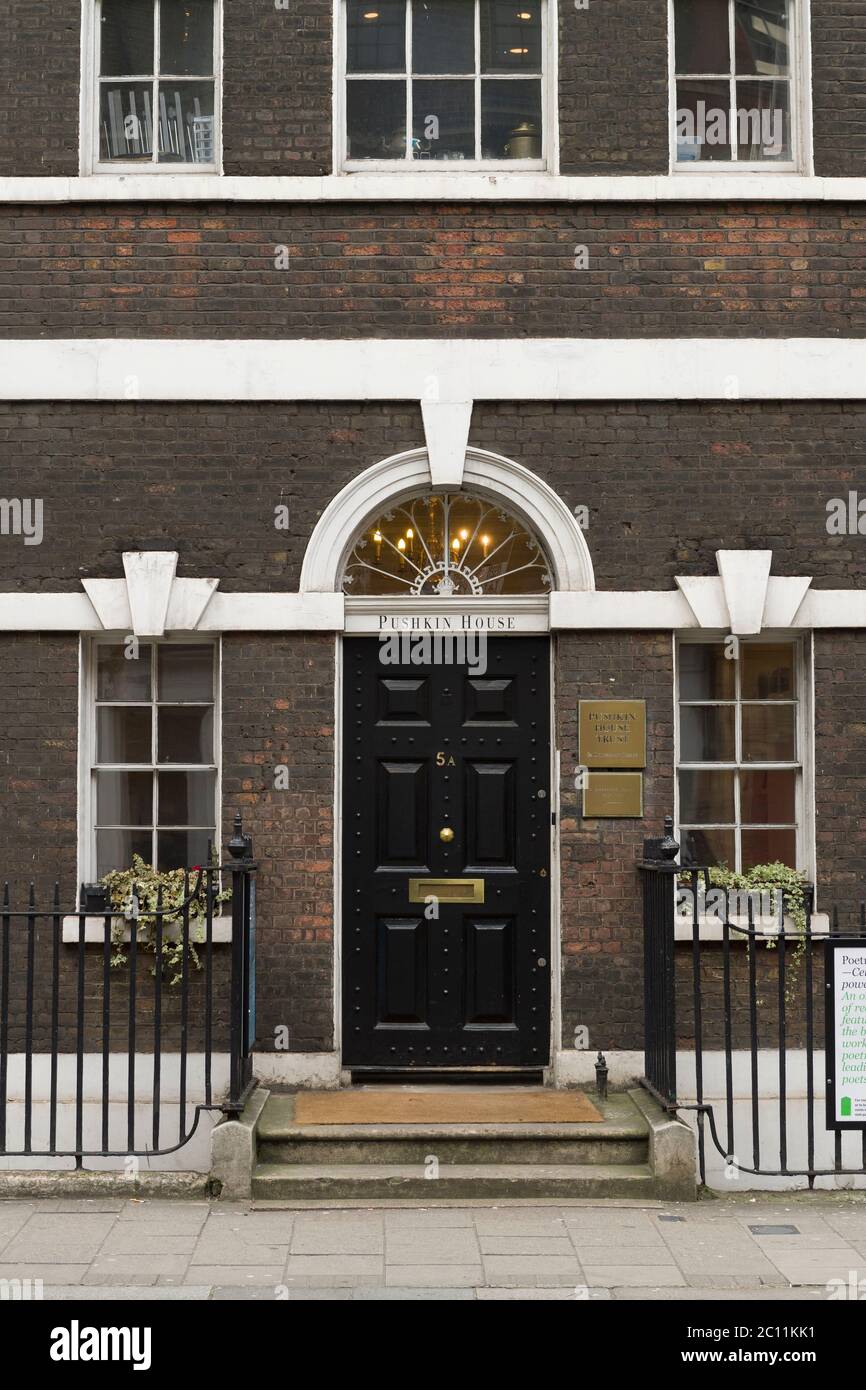 Pushkin house bloomsbury hi-res stock photography and images - Alamy