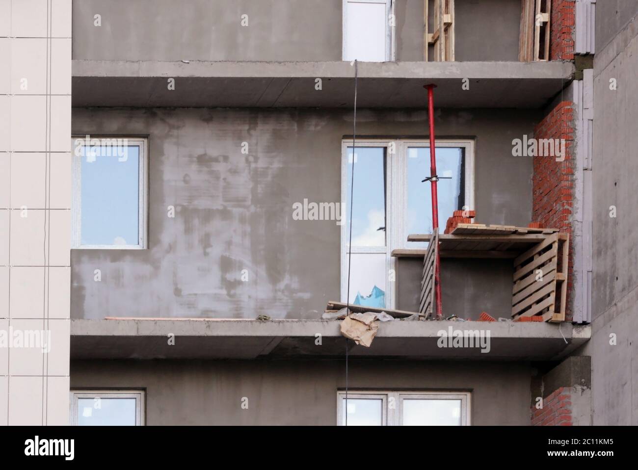 telescopic rack formwork monolithic slabs in the construction of a ...