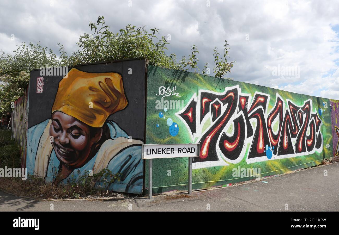General view of Lineker Road on the site of Leicester City's former ...