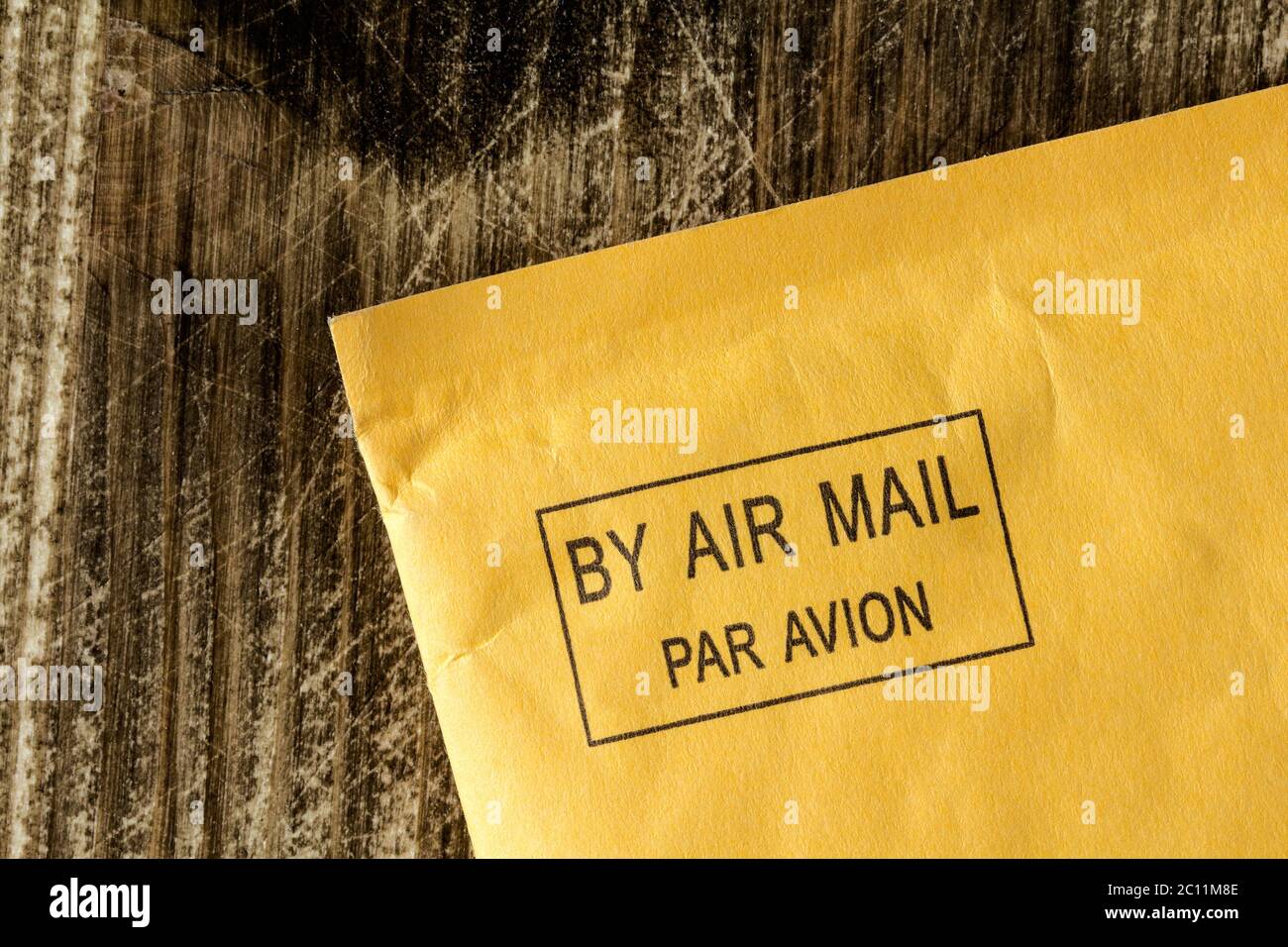 Airmail envelope stamp hi-res stock photography and images - Alamy
