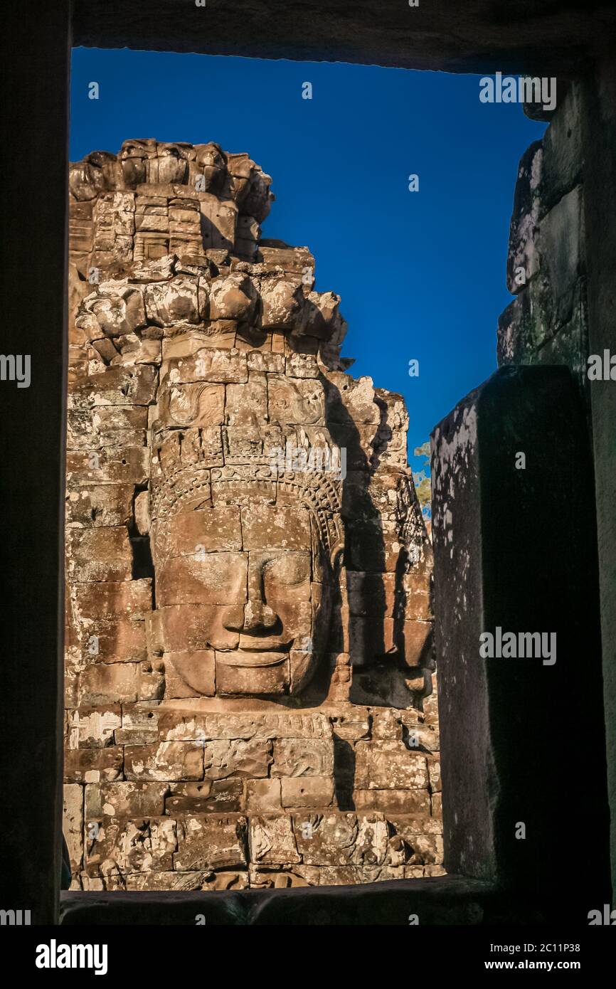 Huge stone face Stock Photo - Alamy