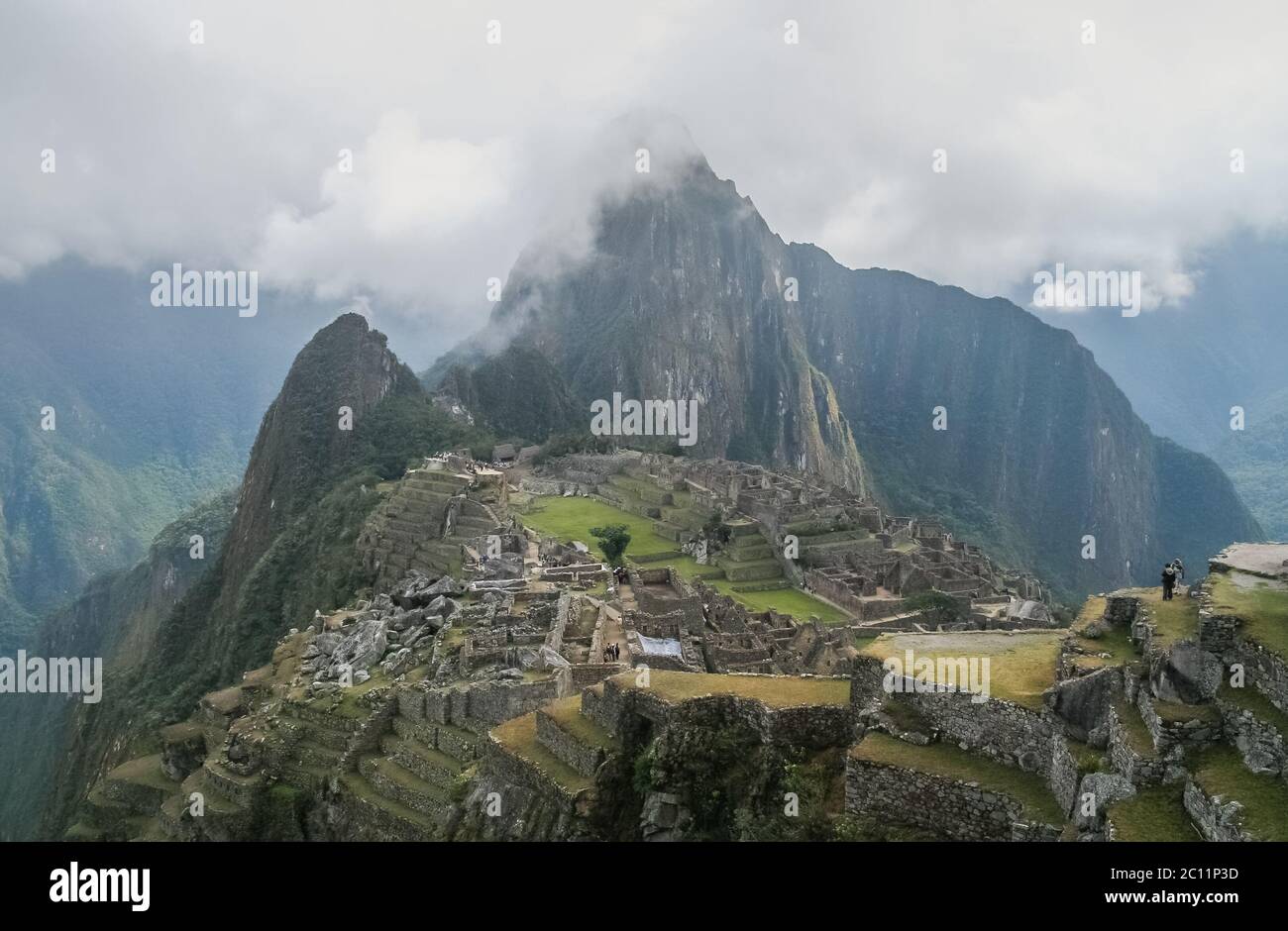Ancient inca town of Machu Picchu Stock Photo - Alamy