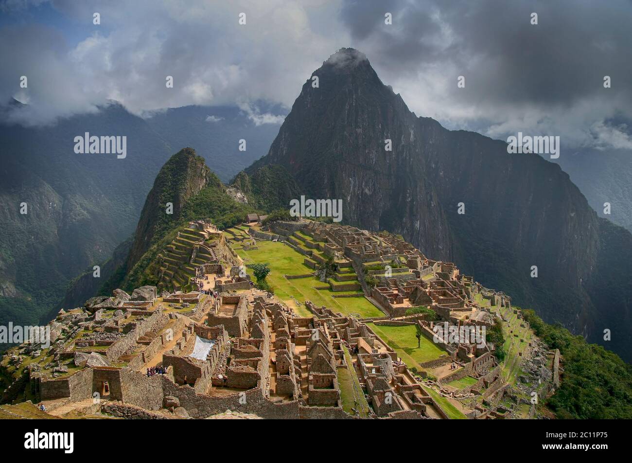 Ancient inca town of Machu Picchu Stock Photo - Alamy