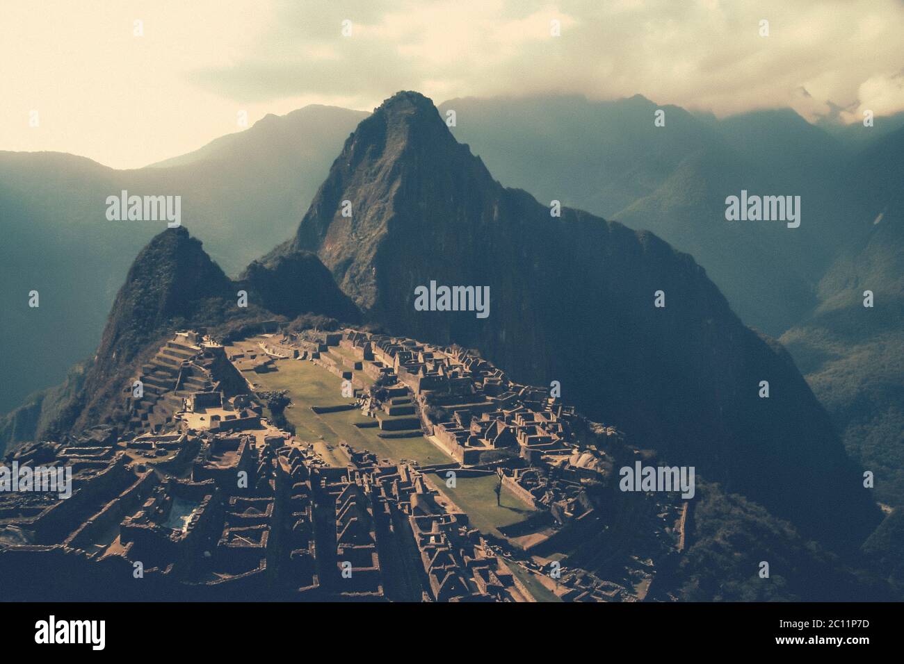Ancient inca town of Machu Picchu Stock Photo - Alamy