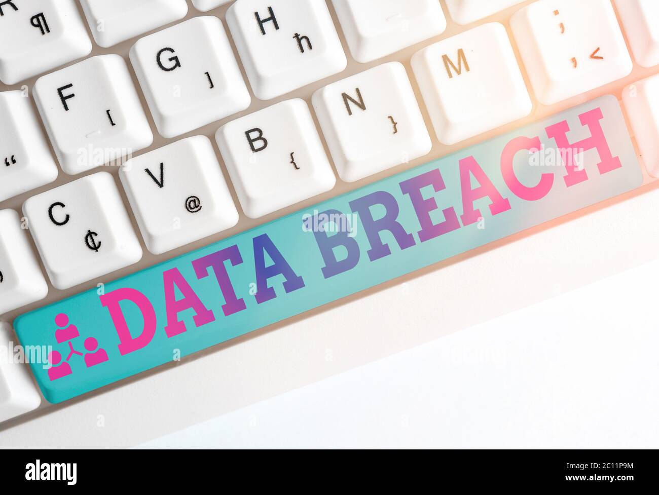 Text sign showing Data Breach. Business photo showcasing unauthorized ...