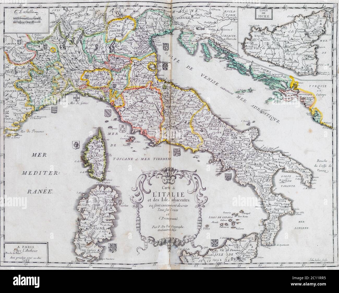 Old map of italy hi-res stock photography and images - Alamy