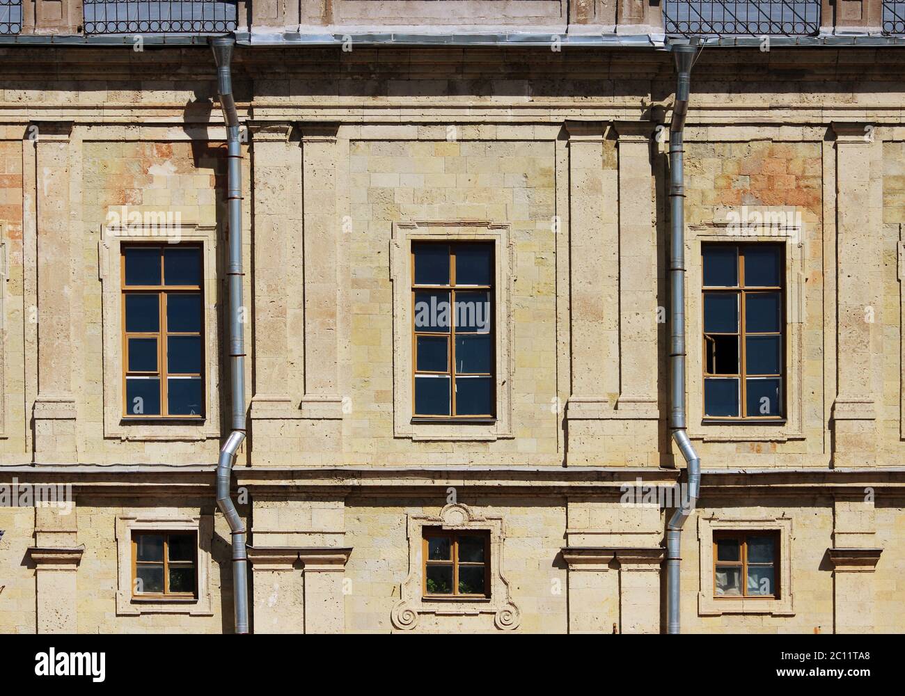window in the historic architectural building Stock Photo - Alamy